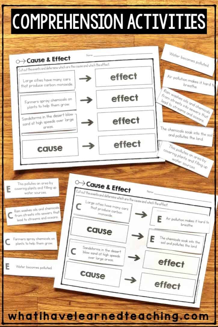 Cause and Effect Examples for Elementary Students