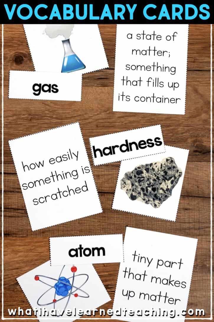 Properties of Matter 2nd Grade Science Stations