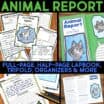 Teach Students to Write Animal Reports - Free Template