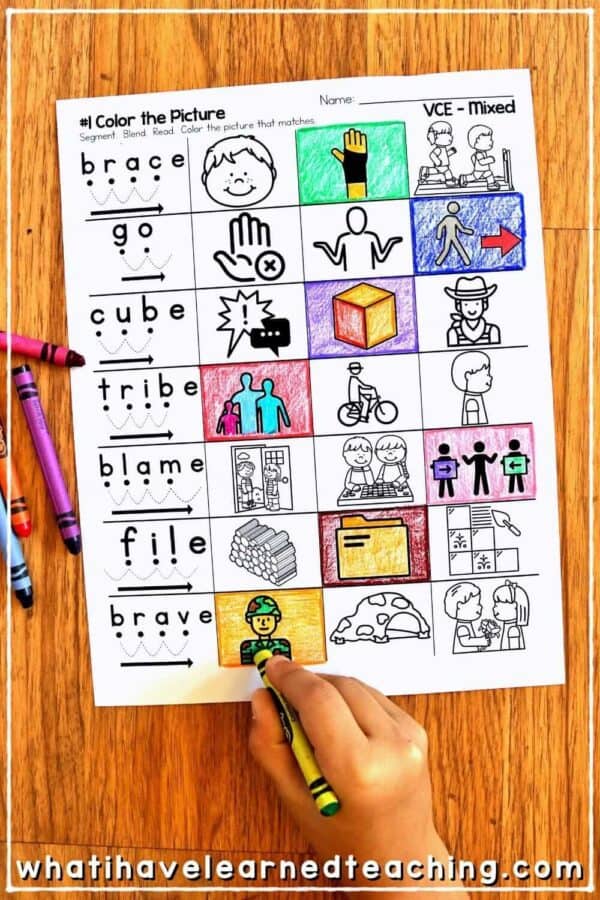 VCE Phonics Worksheets - Silent E Worksheets