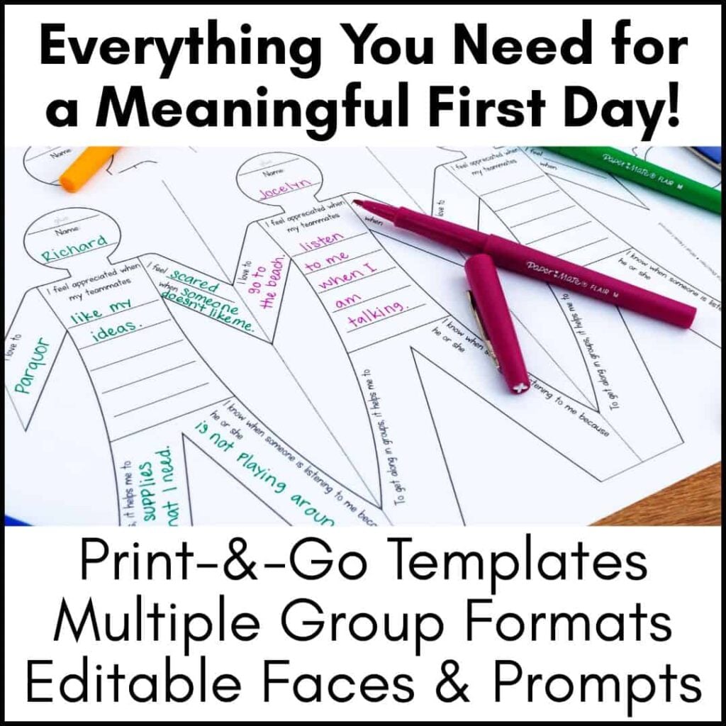 Getting to Know You Small Group Craftivity