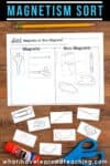 Magnetism Sorting Activity for Third Grade Science