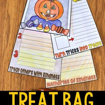 Halloween Bag Treat Others with Kindness Craft for October