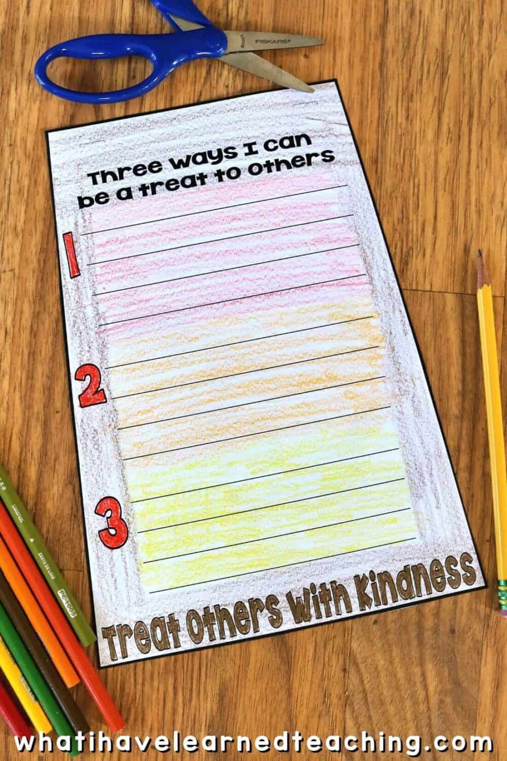 Halloween Treat Bag - Treat Others with Kindness Craft