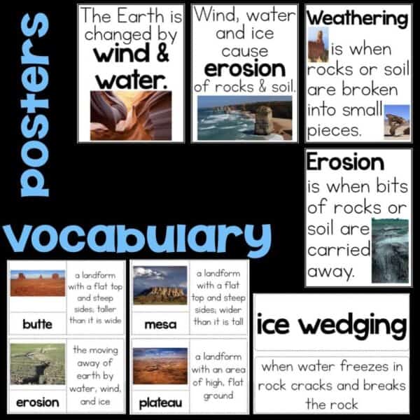 Wind and Water Changes Science Stations for Second Grade NGSS