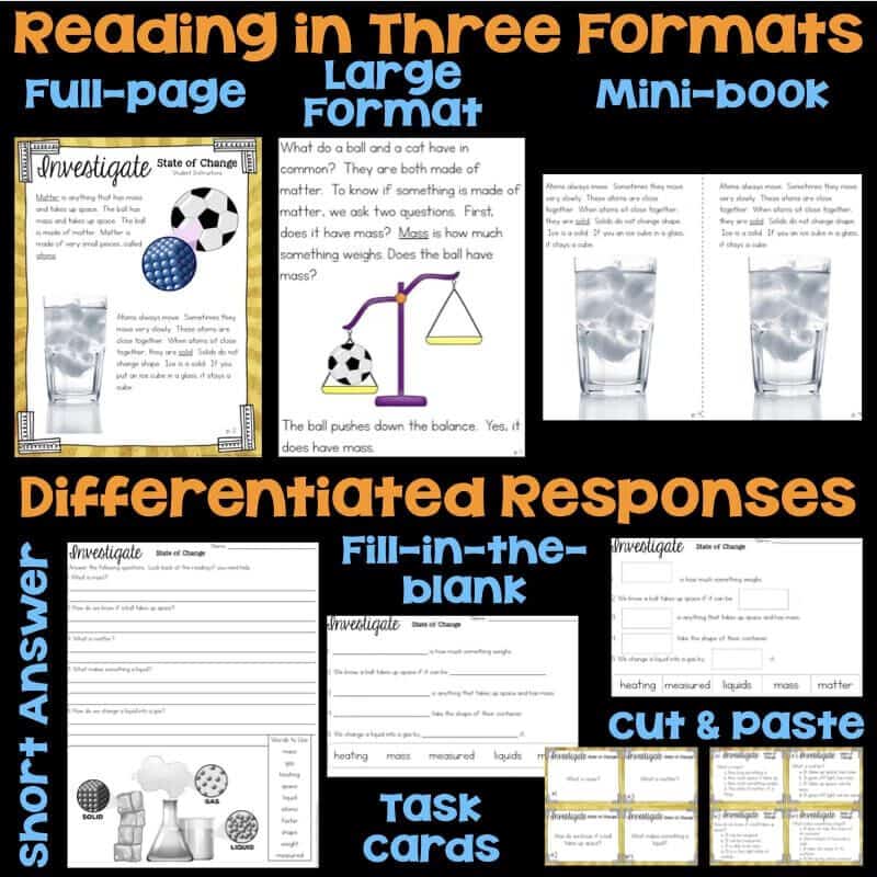 Structure and Properties of Matter - Second Grade Science Stations