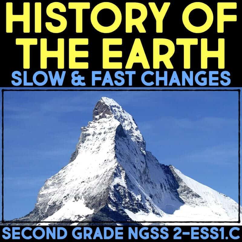 History of the Earth: Slow and Fast Changes Second Grade Science Stations