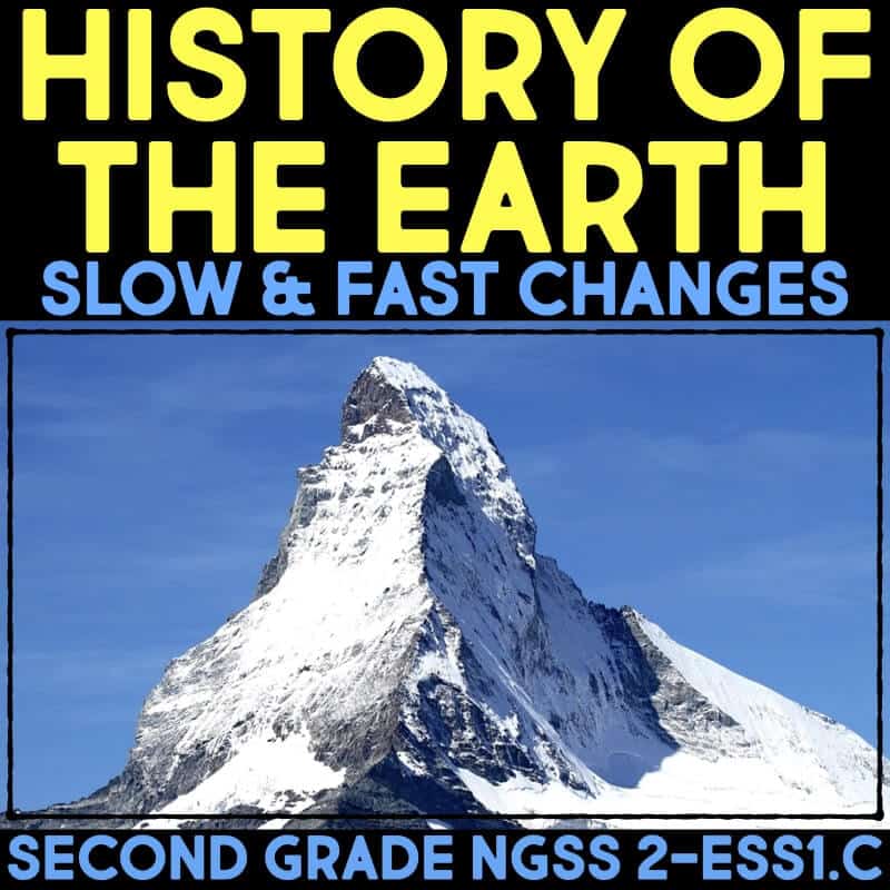 History of the Earth: Slow and Fast Changes Second Grade Science Stations