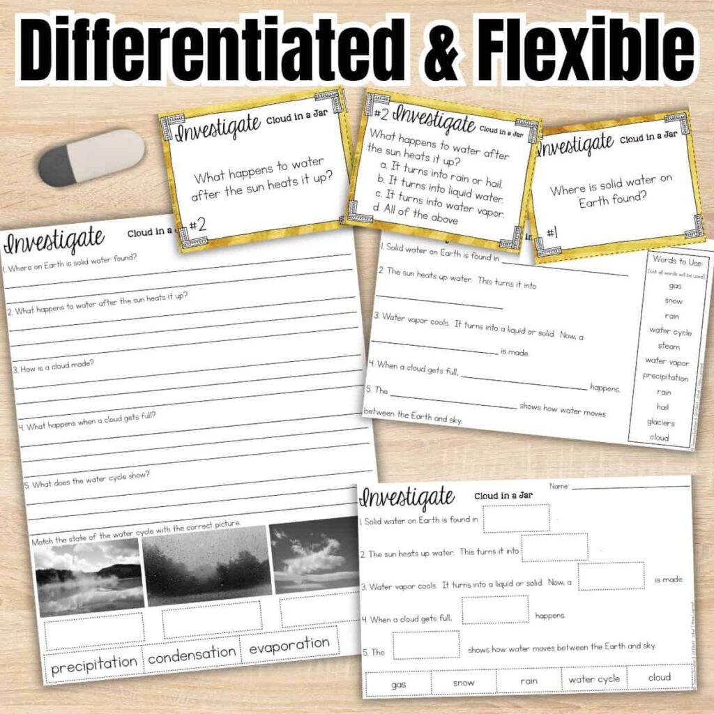 Water on Earth Science Stations | NGSS 2-ESS2-3