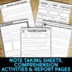 Clownfish Informational Article and Comprehension Activities
