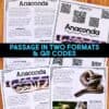 Anaconda Informational Article and Comprehension Activities