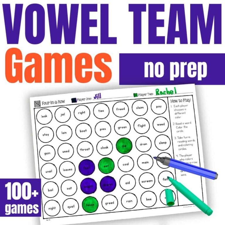 Two-Syllable Words Partner Phonics Games