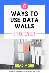 6 Ways to Use Data Walls in Elementary Classrooms