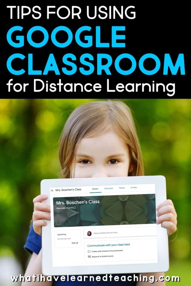 Google Classroom Tips for Elementary Teachers