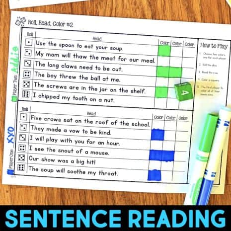Phonics Partner Games for Long Vowel Digraphs - OU/OW, OO, OI/OY, AU/AW ...
