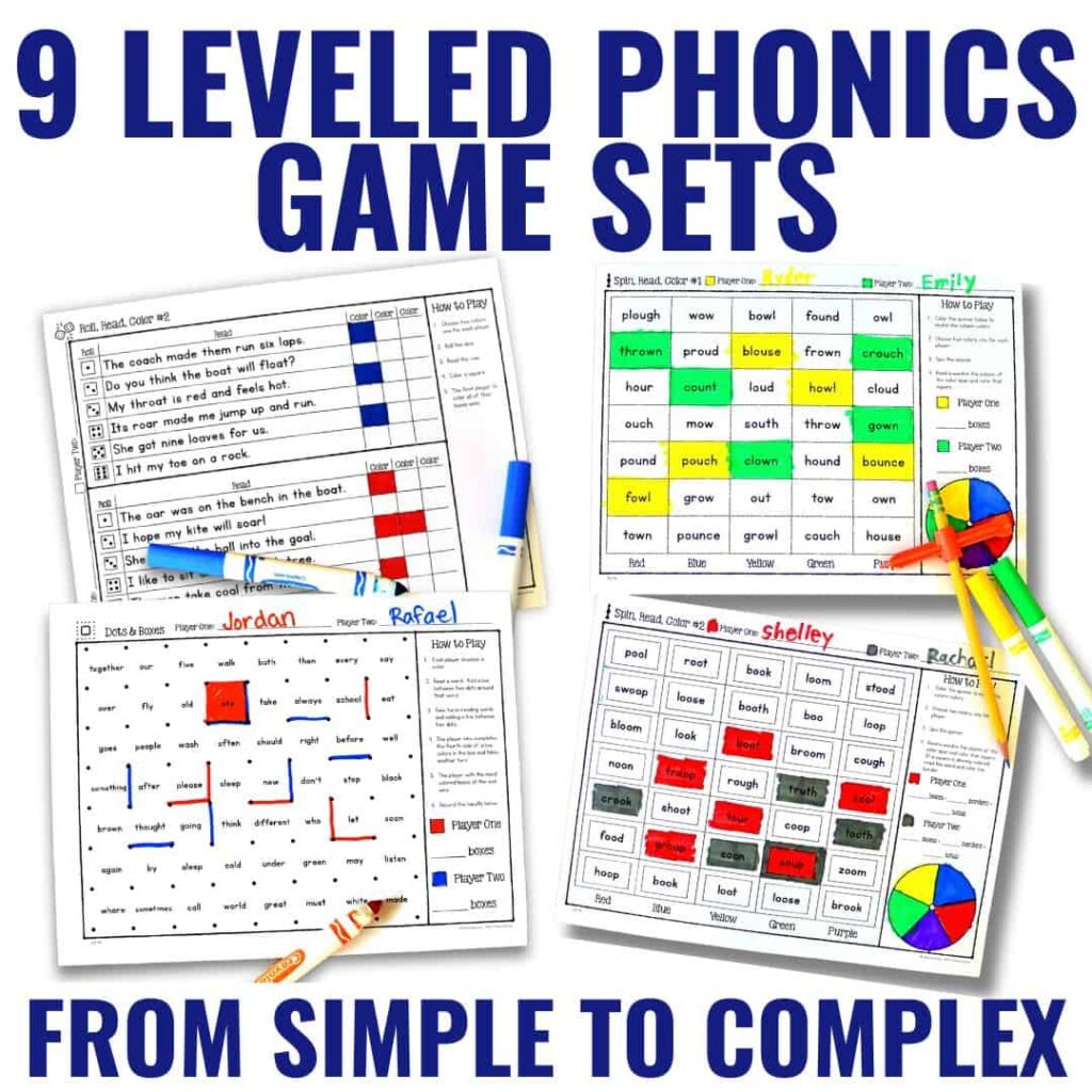 Phonics Partner Games BUNDLE