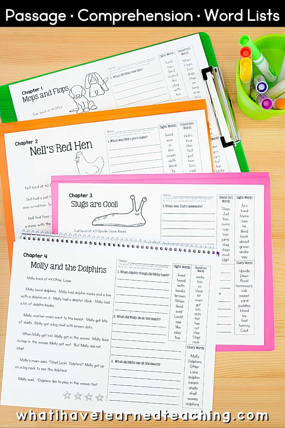 Short Vowel Phonics Passages