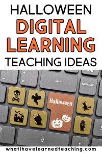 Digital Halloween Activities for Elementary Students
