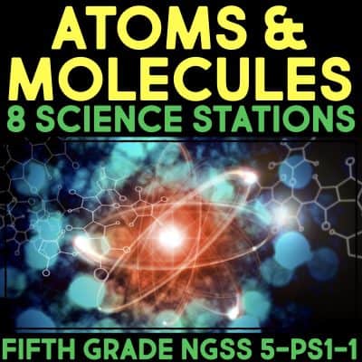 Physical Science Station BUNDLE for 5th grade Matter and Its Interactions