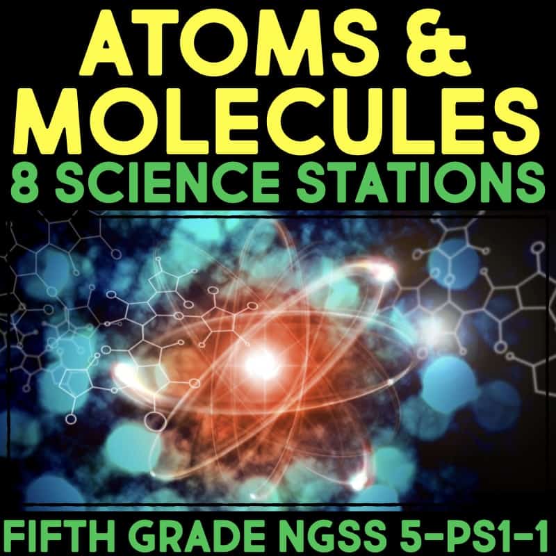 Physical Science Station BUNDLE for 5th grade Matter and Its Interactions