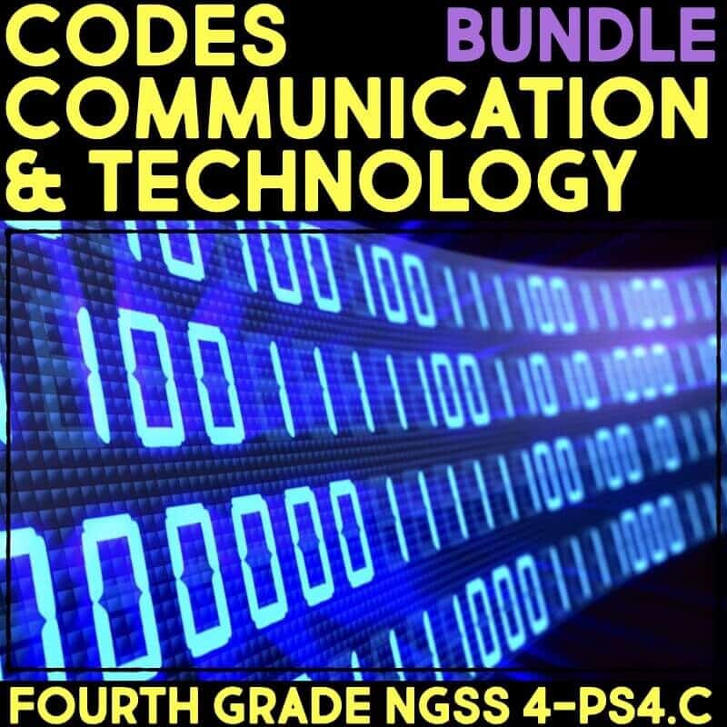 Communication through Codes & Technology BUNDLE Science Stations