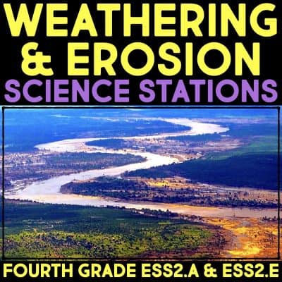 Forces of Weathering Sort for Fourth-Grade Science Stations