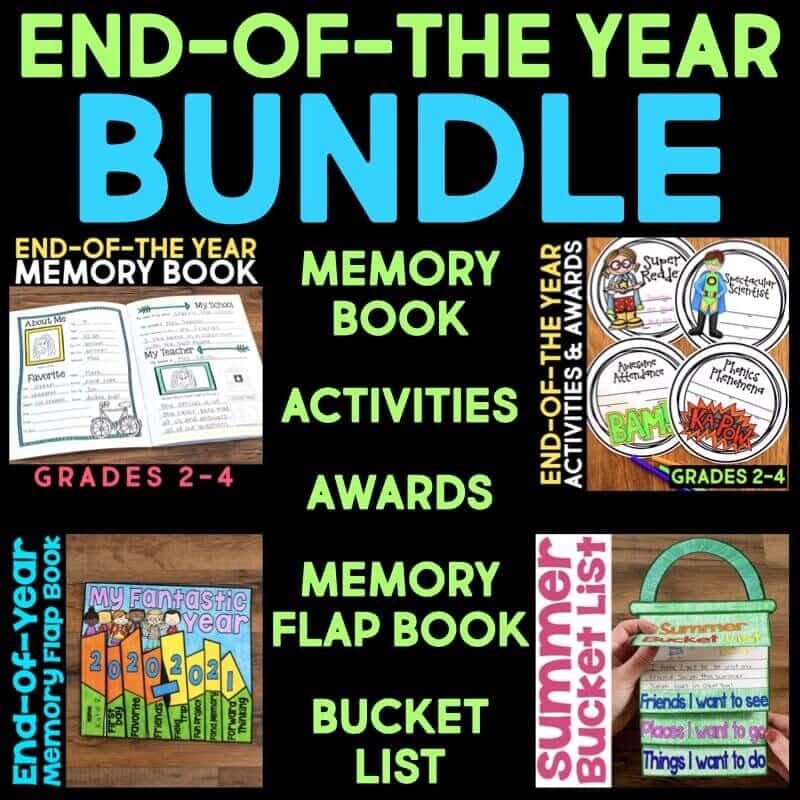 End-of-the-Year BUNDLE - Memory Books, Activities, Awards, Bucket List