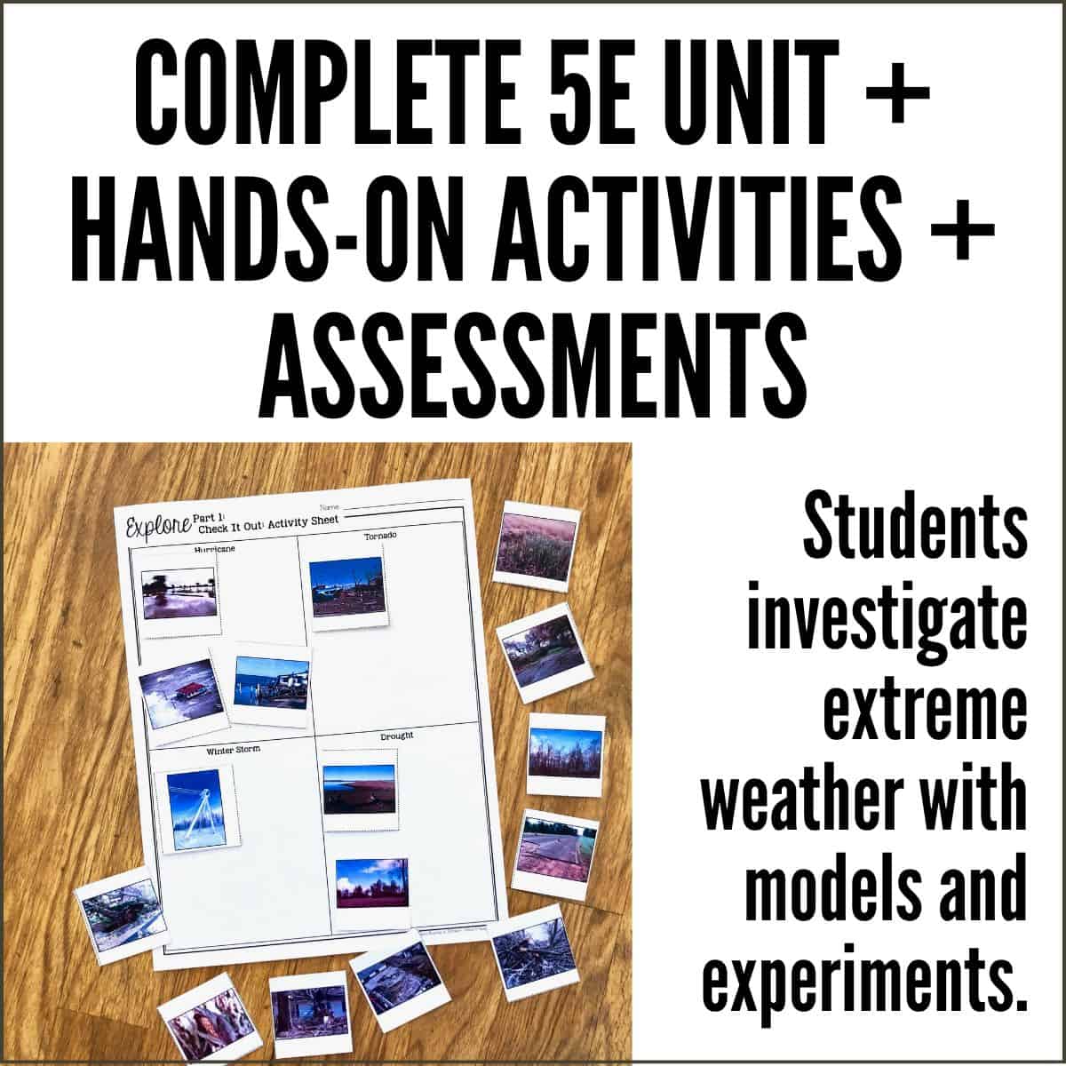 Environment and Traits 5E Unit Plan for Third Grade