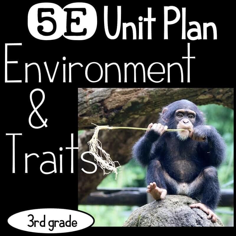 Environment and Traits 5E Unit Plan for Third Grade