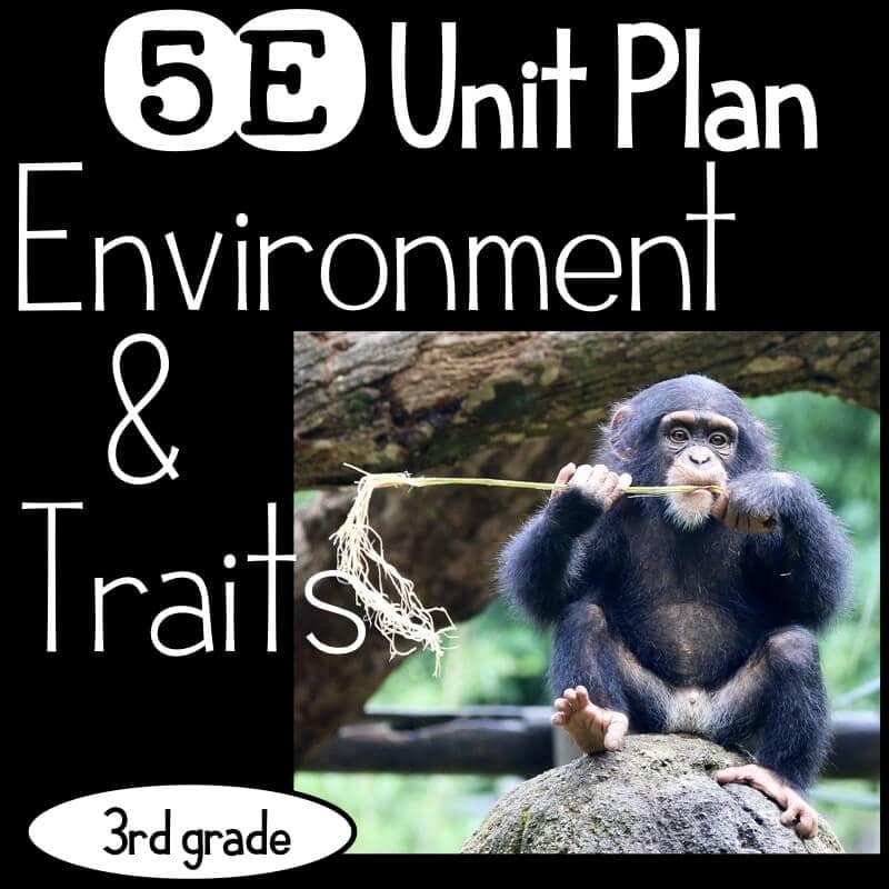 Environment and Traits 5E Unit Plan for Third Grade