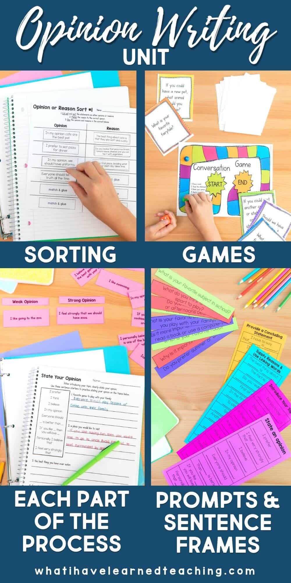 Opinion Writing Unit for Elementary Students