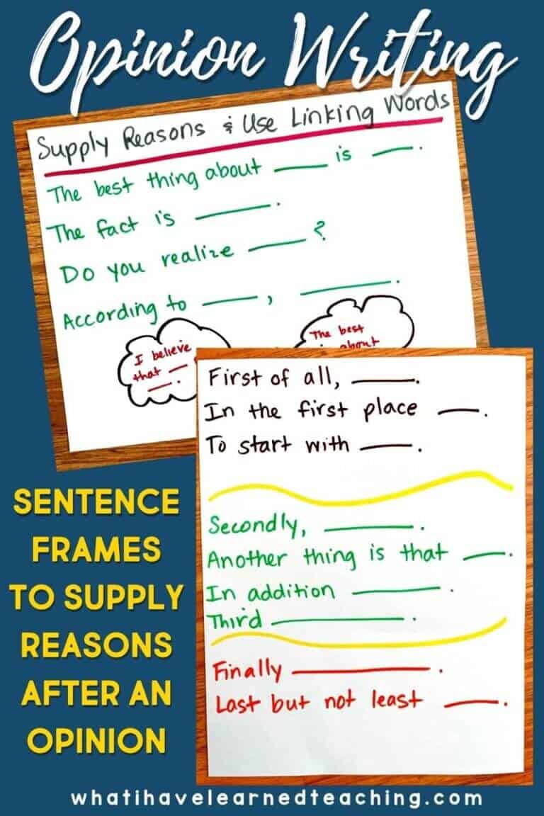 Fill-in-the-Blank, Cloze Reading, and Sentence Frames