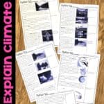 Climate 5E Science Unit Plan for Third Grade
