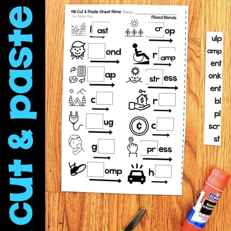 Initial & Final Blends Worksheets & Activities No-Prep Phonics Worksheets