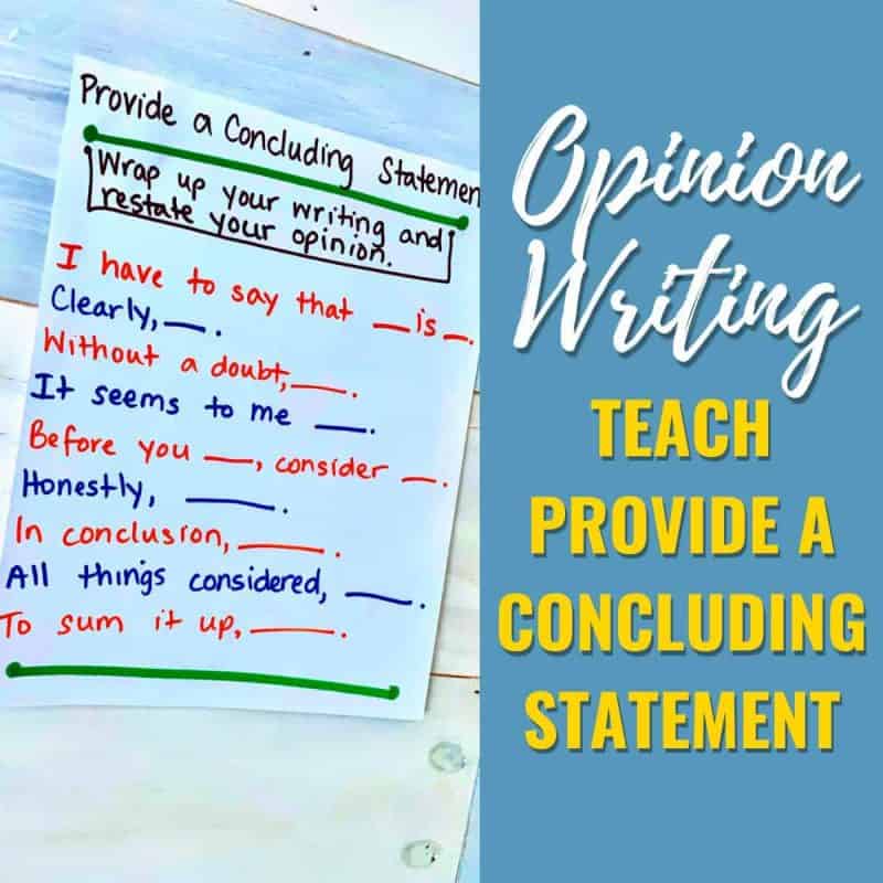 How to Teach Opinion Writing in Elementary School