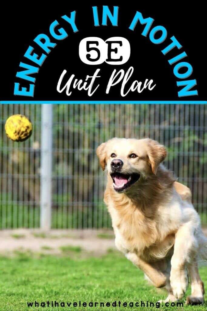 Energy in Motion 5E Unit Plan for Fourth Grade