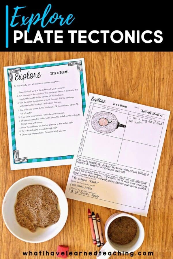 Plate Tectonics Science Stations for Fourth Grade