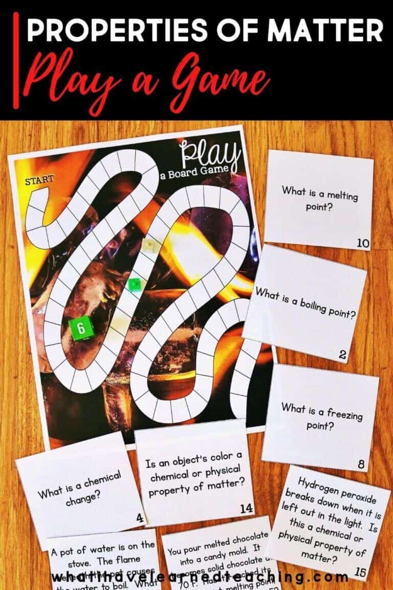 Properties of Matter Science Stations for Fifth Grade