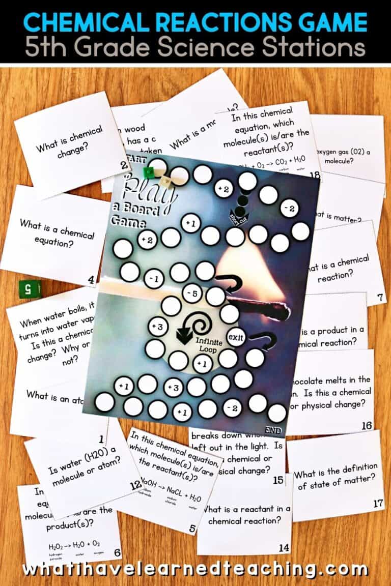 Engaging Chemical Reactions Science Activities for Fifth Grade