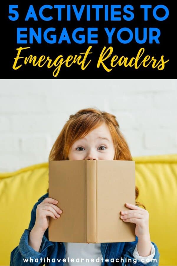 5 Early Reading Activities For Emergent Readers 5 Early Reading Activities For Emergent Readers