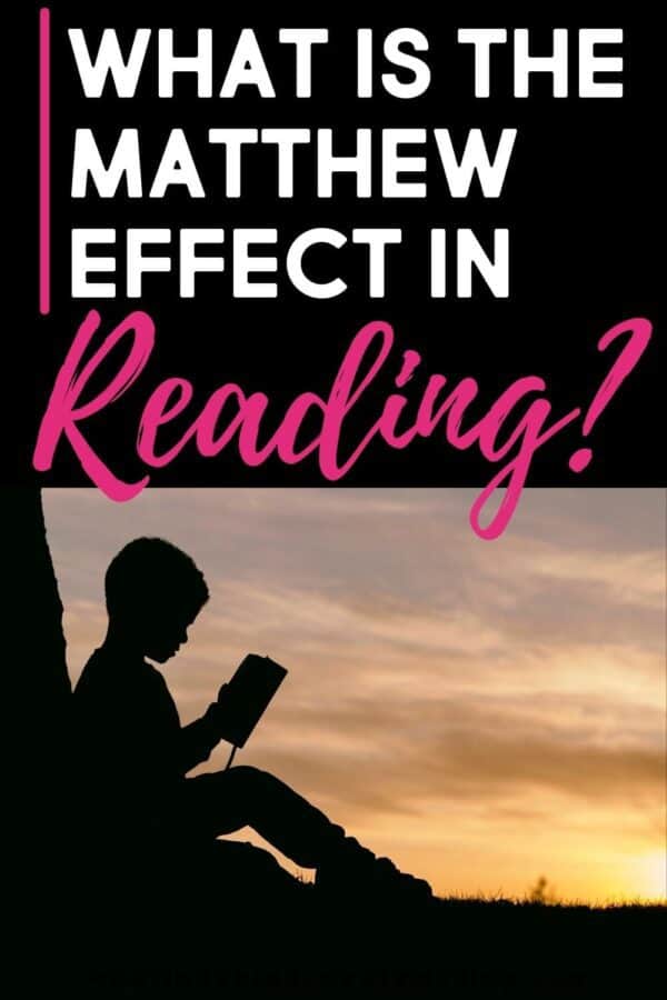 The Matthew Effect in Reading - Important Things to Know