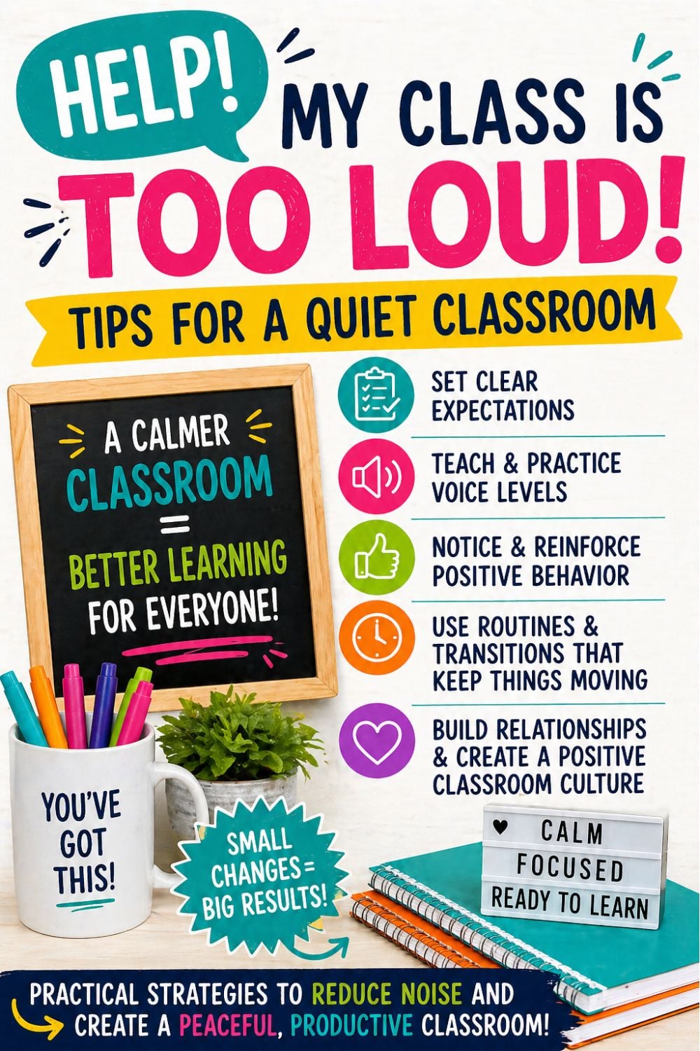 Is Your Class Too Loud? 8 Tips for a Quiet Classroom