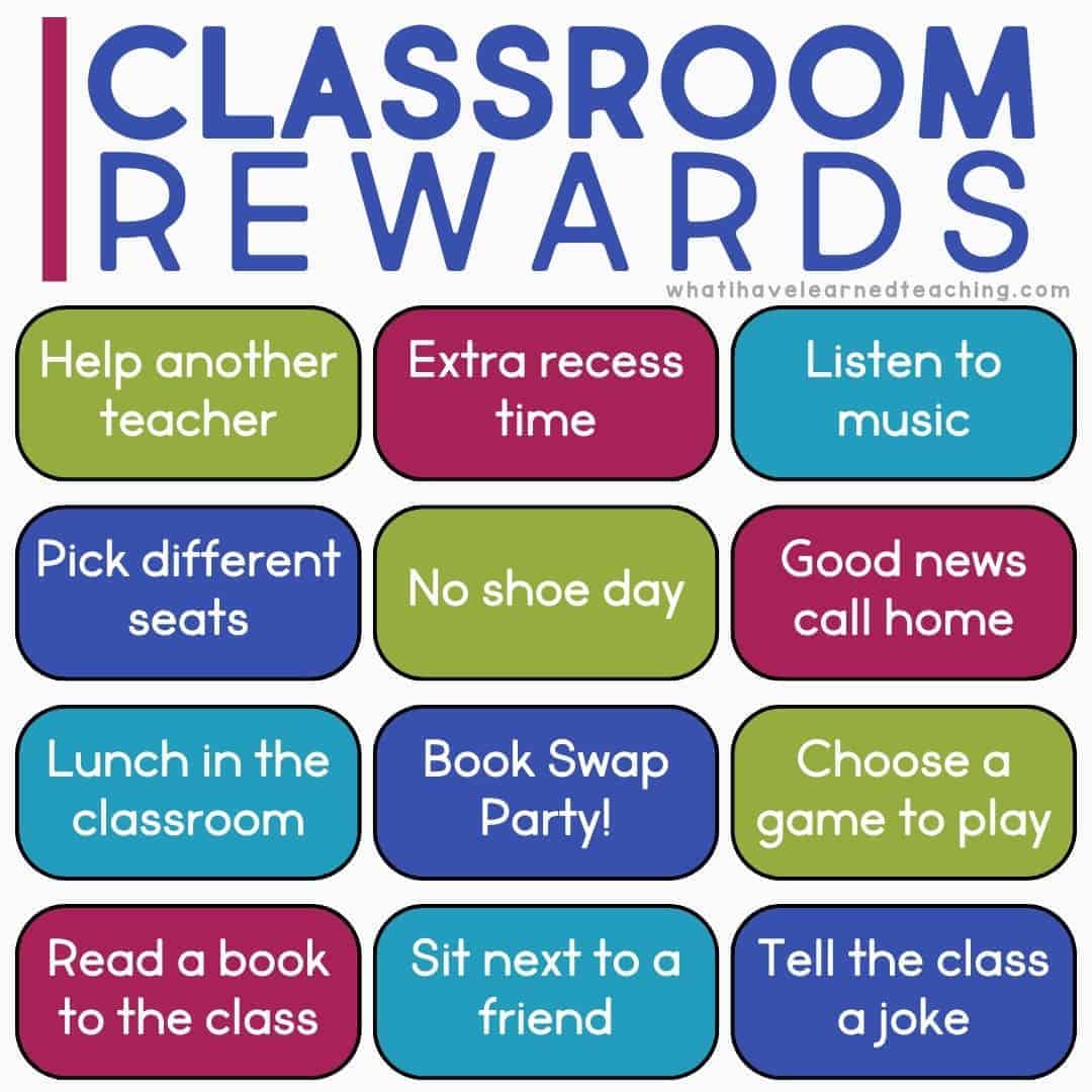 51 Free Classroom Reward Ideas Your Students will Love!