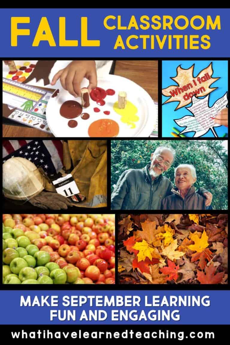 September Classroom Activities for Fun Fall Learning