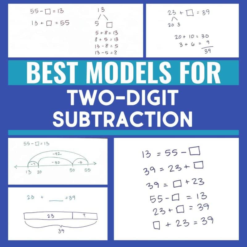 Two Digit Addition and Subtraction Strategies and Models