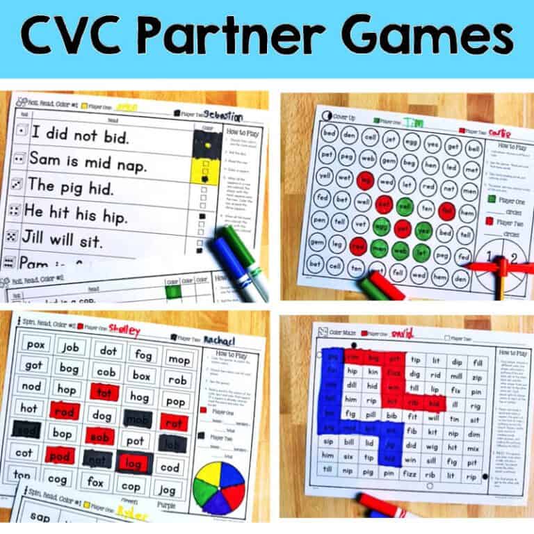 CVC BUNDLE - Resources to Teach Reading by Phonics Patterns - 18 Resources