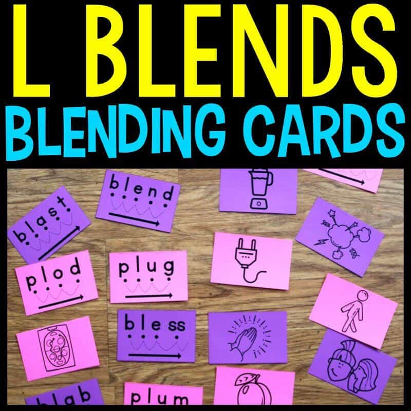 L Blends and Clusters Blending Cards