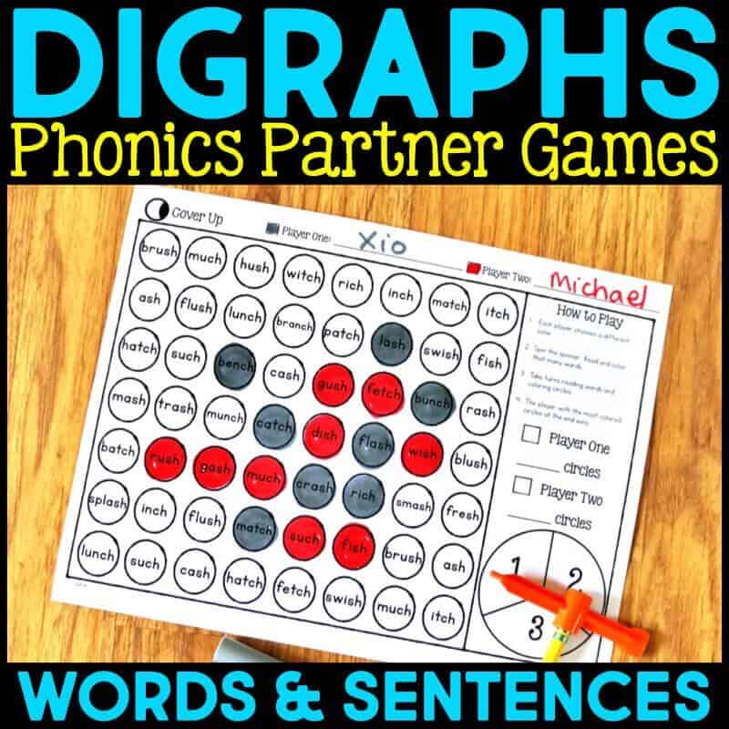 Phonics Partner Games for Digraphs