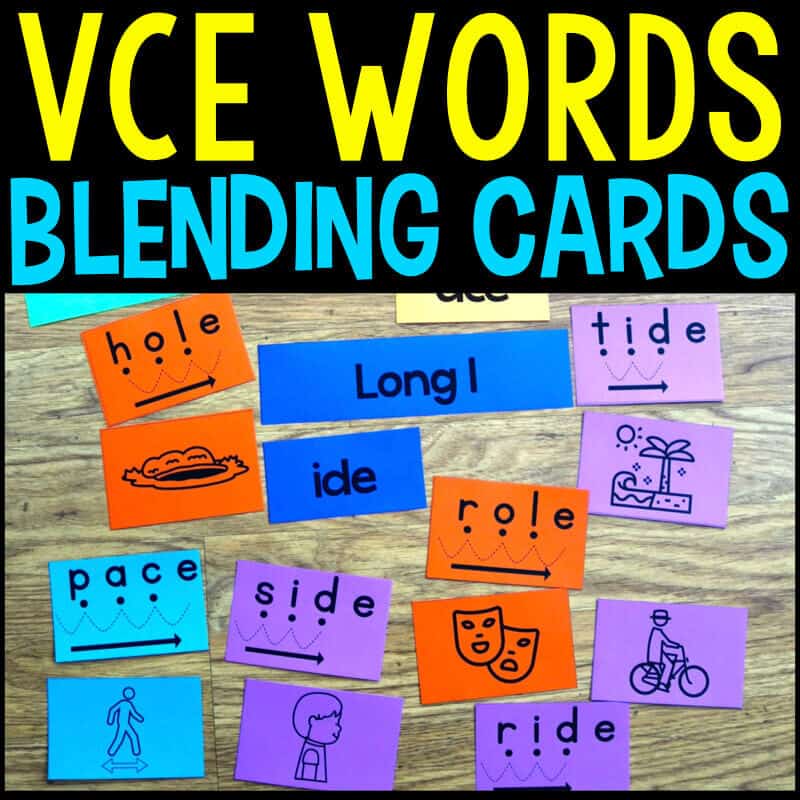 VCE Words Blending Cards