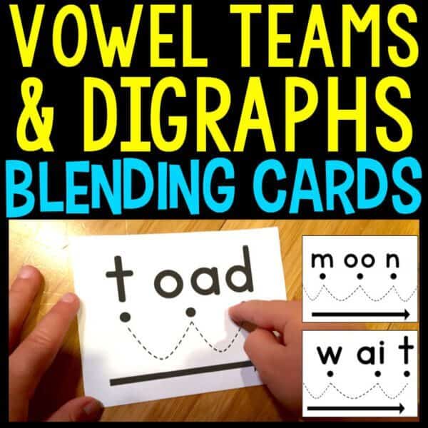 Long and Other Vowel Digraphs Blending Cards